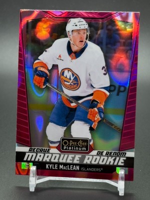 2024-25 O-Pee-Chee Platinum Marquee Rookie Pink Magma #241 KYLE MacLEAN ...