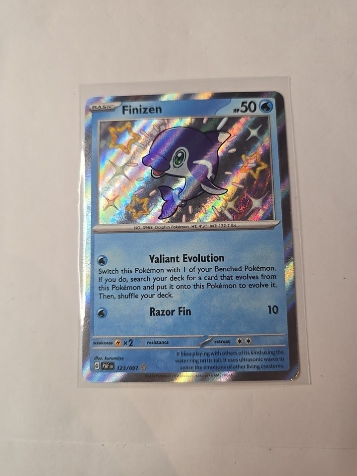 Pokemon TCG 123/091 Finizen Shiny Holo Paldean Fates Box Englisch | eBay.de