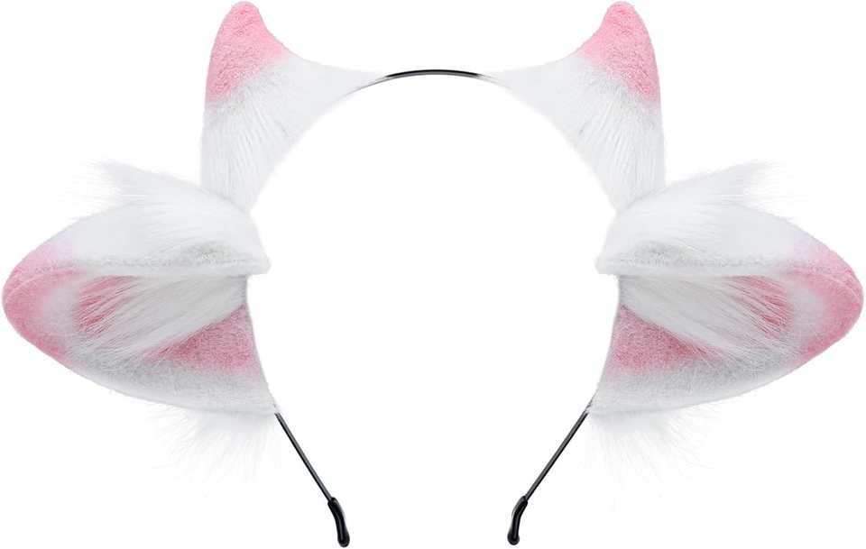Cosplay Furry Lamb Ear Headband Soft Animal Ear Hair Accessory for ...