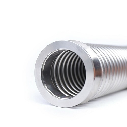 KF16 25 40 50 Flexible Vacuum Stainless Steel Hose Tube Pipe Expansion ...