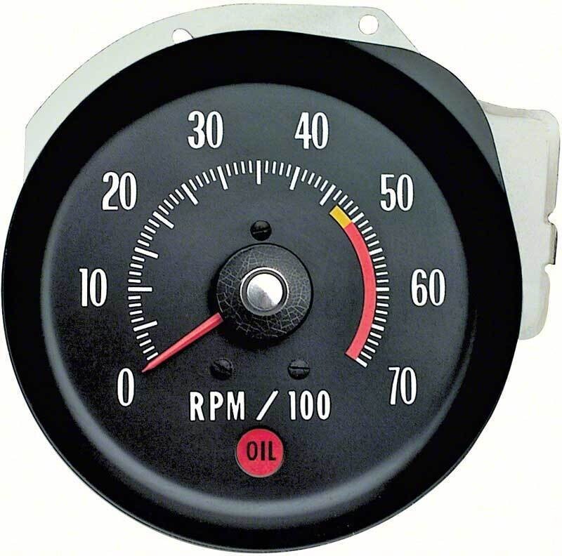 1971-72 Chevelle El Camino Monte Carlo 7000 rpm Tach 5000 Redline GM ...