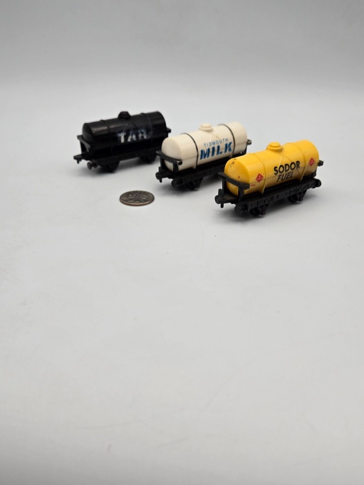Ertl Thomas & Friends Railway Train Tank Fuel Tar Wagon Milk Tanker Lot ...