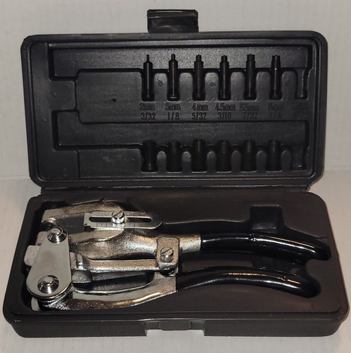 6 Sizes SHEET METAL HOLE POWER PUNCHER KIT | eBay