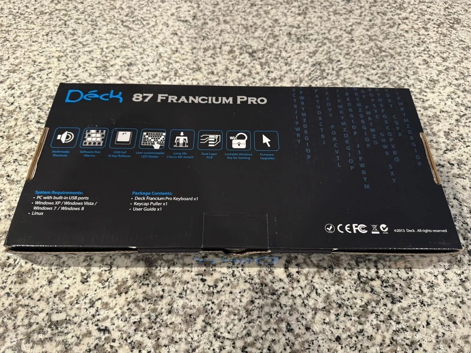 Deck 87 Francium Pro Mechanical Gaming Keyboard - Cherry Brown Keys | eBay