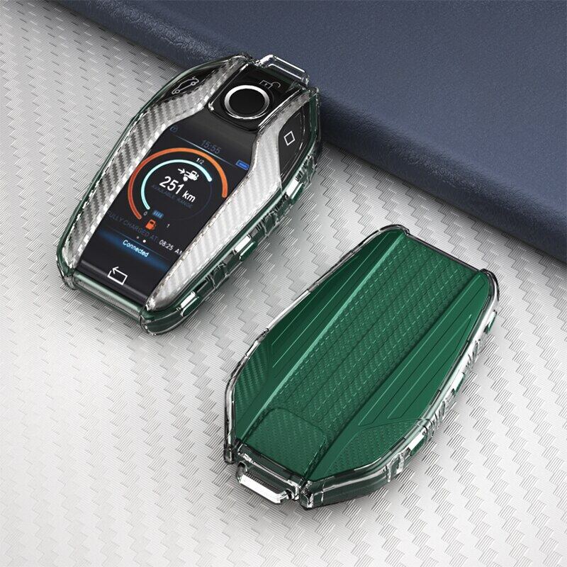 TPU Car Display Key Fob Cover Case Shell Holder For BMW 7 Series G11 ...