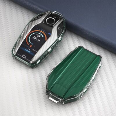 TPU Car Display Key Fob Cover Case Shell Holder For BMW 7 Series G11 ...