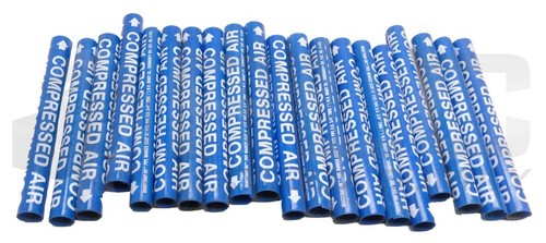 LOT OF 20 NEW BRADY CO 41425 COMPRESSED AIR PIPE MARKER 3/4"-1" SIZE A ...