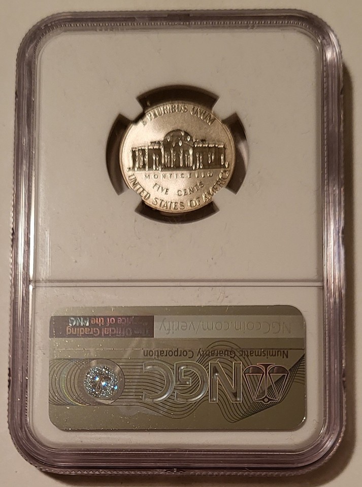 2018 S Jefferson Nickel Reverse Proof PF70 NGC FDI Mercanti Signed | eBay