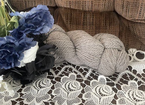 Yarn CVM/Shetland Wool Gray 2 Ply Bulky 6 Oz Skein -250 Yds Beans | eBay