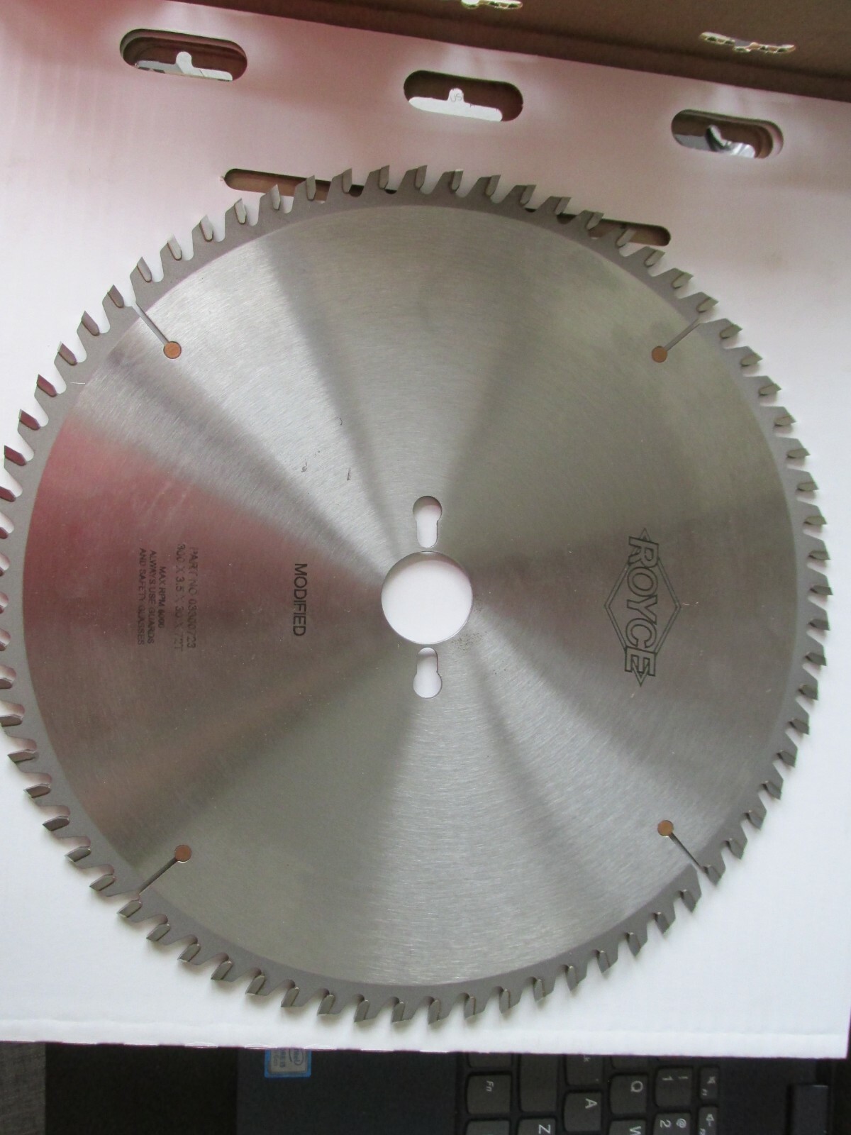 Royce/ ayr sawblades 300mm x 3.5mm x 1 1/4" x 72t tcg laminate | eBay