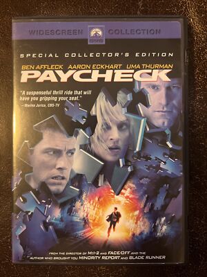Paycheck (DVD, 2004, Widescreen) 97363380344| eBay