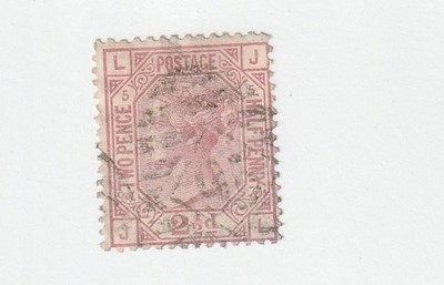 GB # 67 PLATE 5 Q/VICTORIA 2.5d LIGHT USED ALPHA L-J | eBay UK