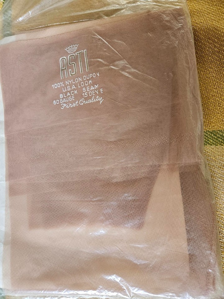 Bas nylon Couture stockings vintage Chair Taille 9 - 15 Deniers | eBay