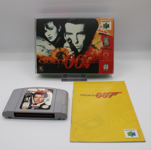 GoldenEye 007 (Nintendo 64) Authentic Game And Manual - Replacement Box ...