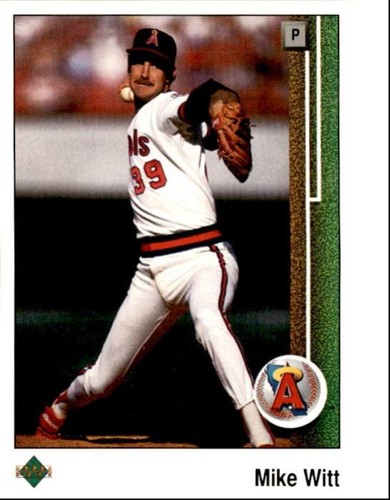 1989 Upper Deck Mike Witt / California Angels #555 | eBay