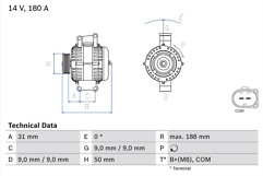 Bosch 8250 Alternator for sale online | eBay UK
