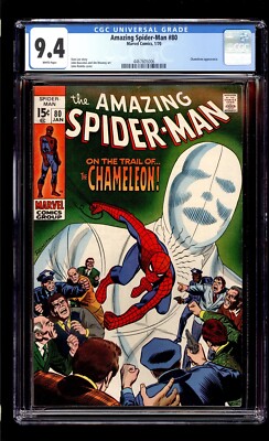 Amazing Spider-Man #80 1970 CGC 9.4 NM White High Definition Scans** | eBay