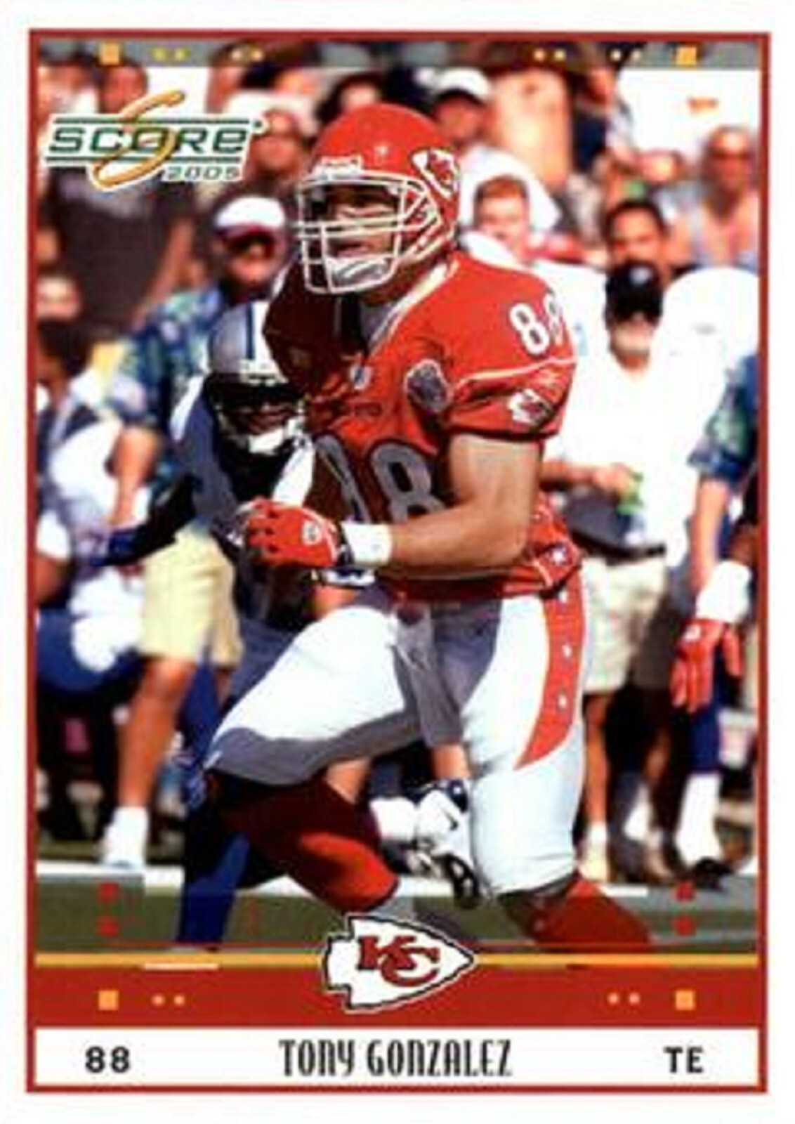 2005 Score #323 Tony Gonzalez Kansas City Chiefs HOF | eBay