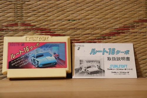 Route 16 Turbo w/manual Japan Nintendo Famicom FC NES Very Good ...