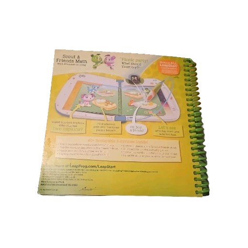 LeapFrog LeapStart Scout & Friends Math Book With Problem Solving | eBay