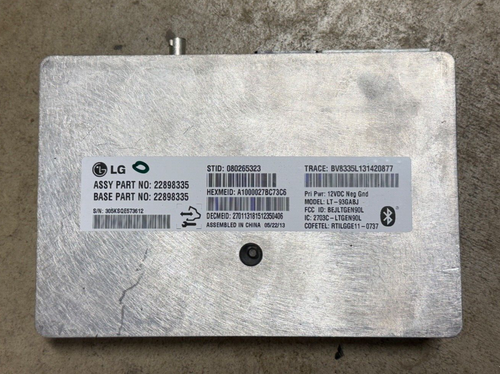 2014 Chevrolet Silverado Interface Communication Module 22898335 | eBay