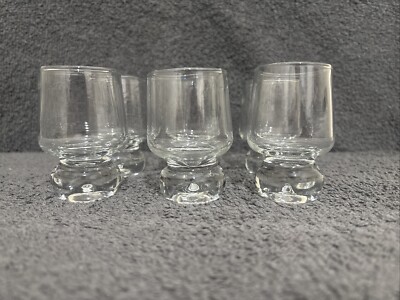 6 x Stunning Ravenhead Apollo Shot / Snapps Glasses 70s Style - 7cm ...