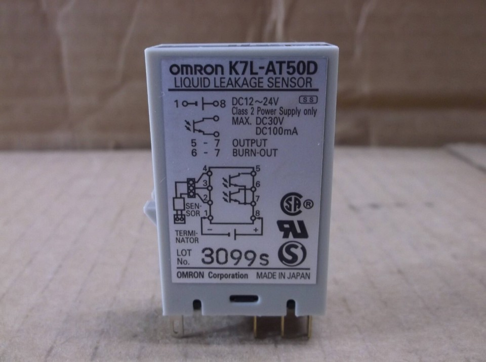 K7L-AT50D Omron NEW In Box Liquid Leakage Sensor Amplifier K7LAT50D ...