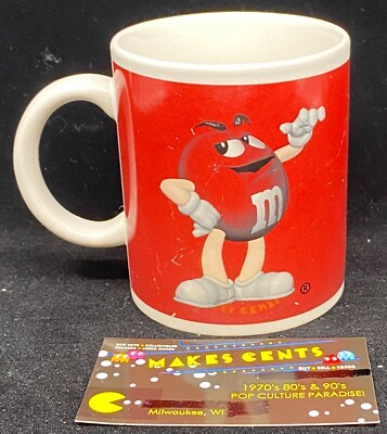 Mars M&M’S Red Coffee/Tea Beverage Ceramic Mug Advertising Novelty | eBay