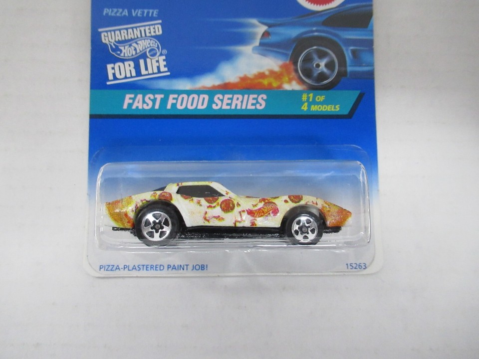 1997 Hot Wheels Fast Food Series Pizza Vette - 5 Spoke Wheels Variation ...