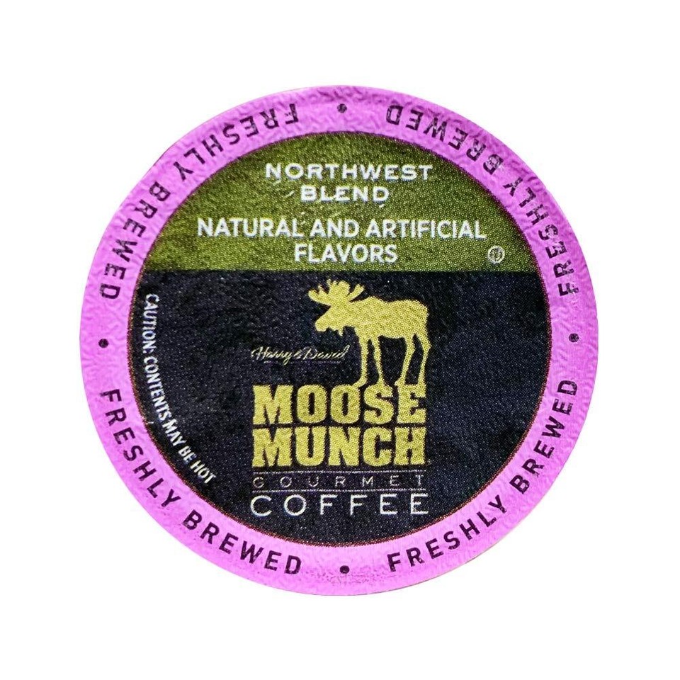 72 Count - Moose Munch Northwest Blend Single Serve Coffee Cups for ...