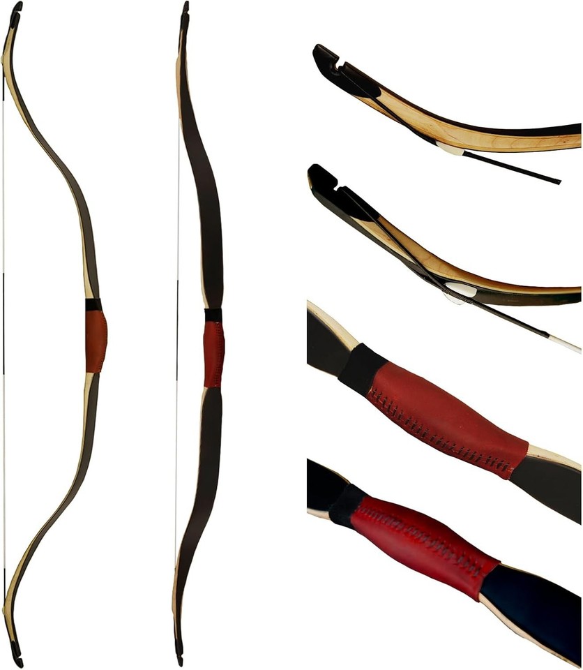 AF Archery Turkish Recurve Bow, 50" High-Performance Traditional ...