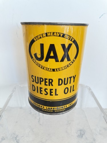 Jax motor oil quart can. Milwaukee WI. Behnke lubricant | eBay