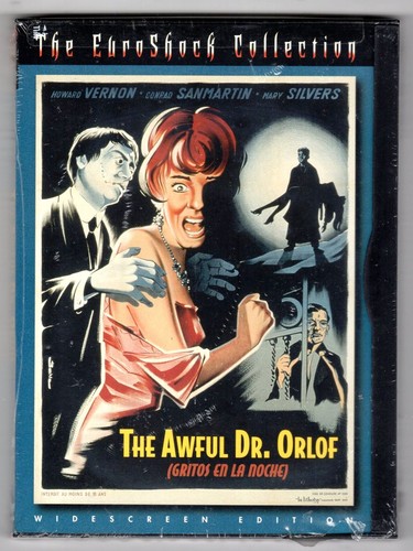 The AWFUL DR. ORLOF Orloff (1962) Jess Franco, Euro *HORROR* DVD snap ...