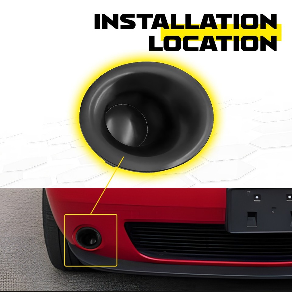 Front Left and Right Fog Light Cover Set For Dodge Challenger 2015-2023 ...