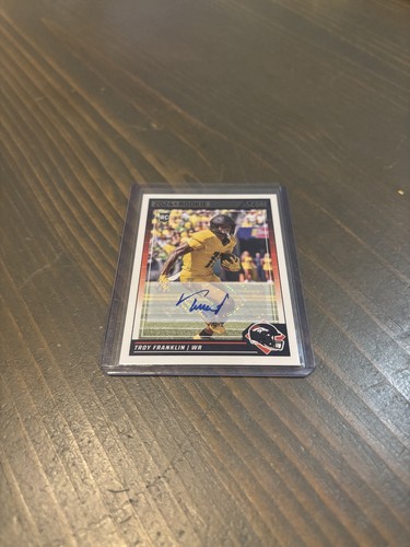 2024 Panini Score - Troy Franklin #343 Rookie Auto | eBay