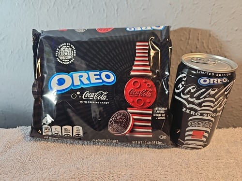 Coke Zero Oreo Soda + Coca-Cola Cookies With Popping Candy Bundle ...