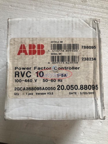 ONE ABB Power Factor Controller RVC-10 RVC10-1/5A NEW | eBay
