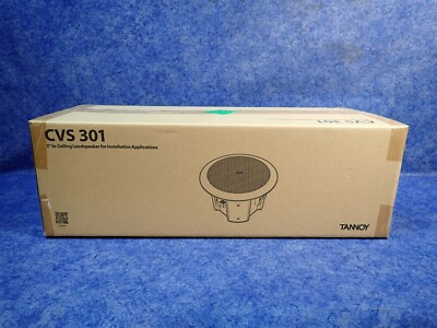 NEW Tannoy CVS 301 3" In-Ceiling Loudspeaker Pair, White | eBay