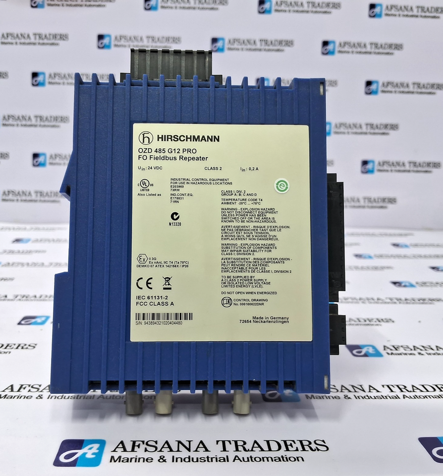 Hirschmann ozd 485 g12 pro fo fieldbus repeater 24Vdc 0.2A | eBay