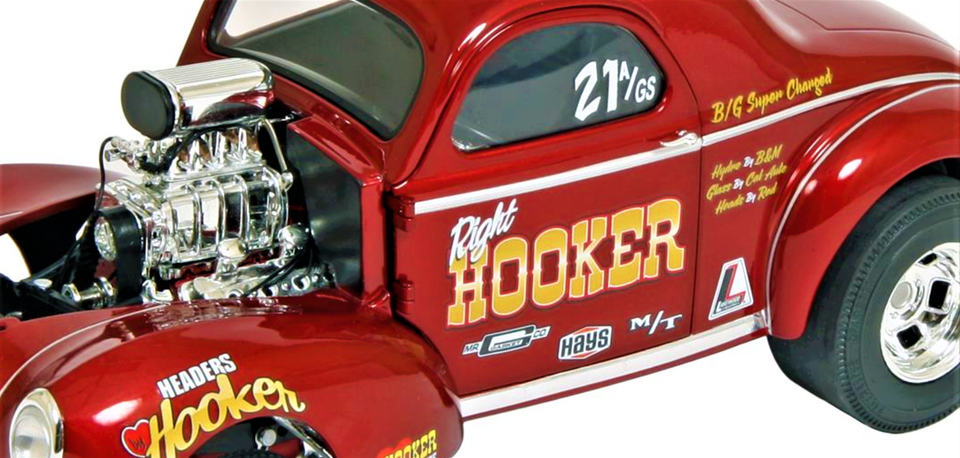 Hot Rod Rat Race Car w/55Chevy57 Corvette V8Dragster1 18Built Model24 ...