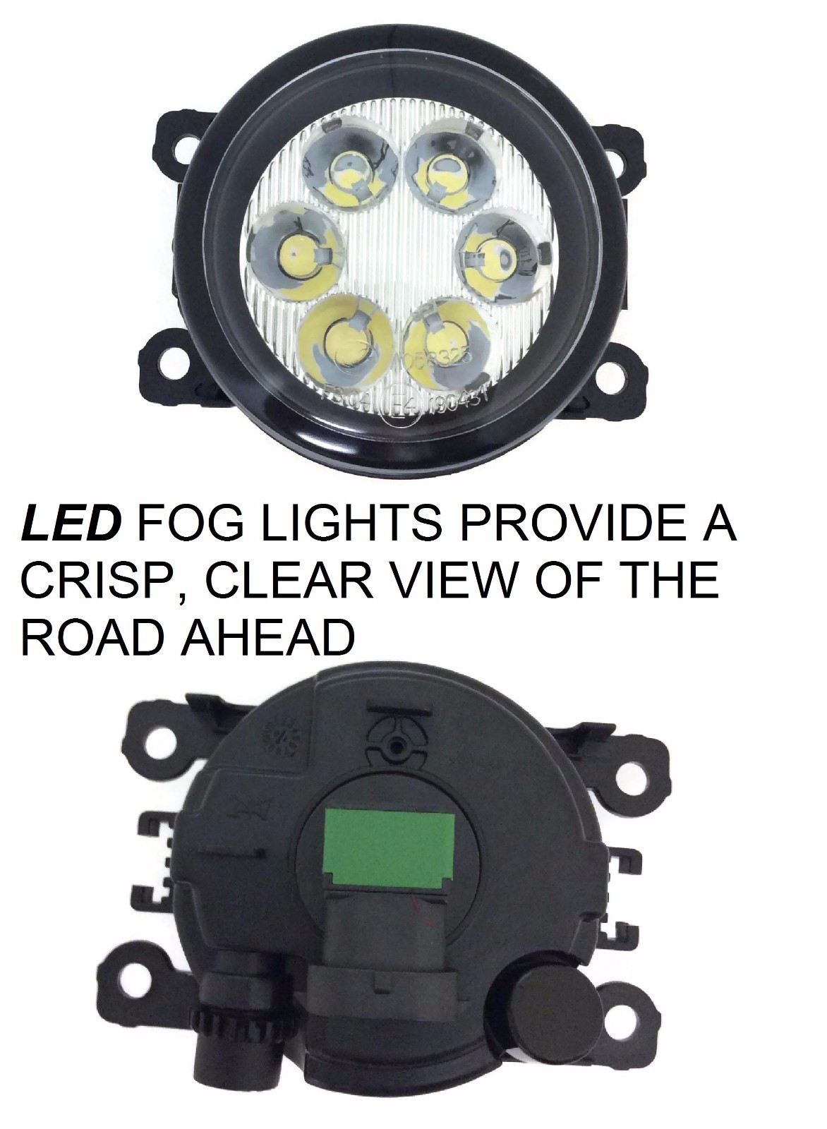 BRIGHT LED FOG LIGHT KIT FOR FITS FORD FOCUS 2012-2014 LAMPS BEZELS 3M ...