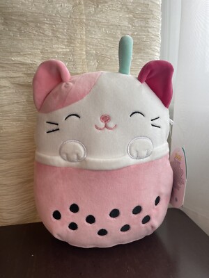 Squishmallow Roxy the Boba Cat 8” Plush KellyToy HTF Exclusive BRAND ...