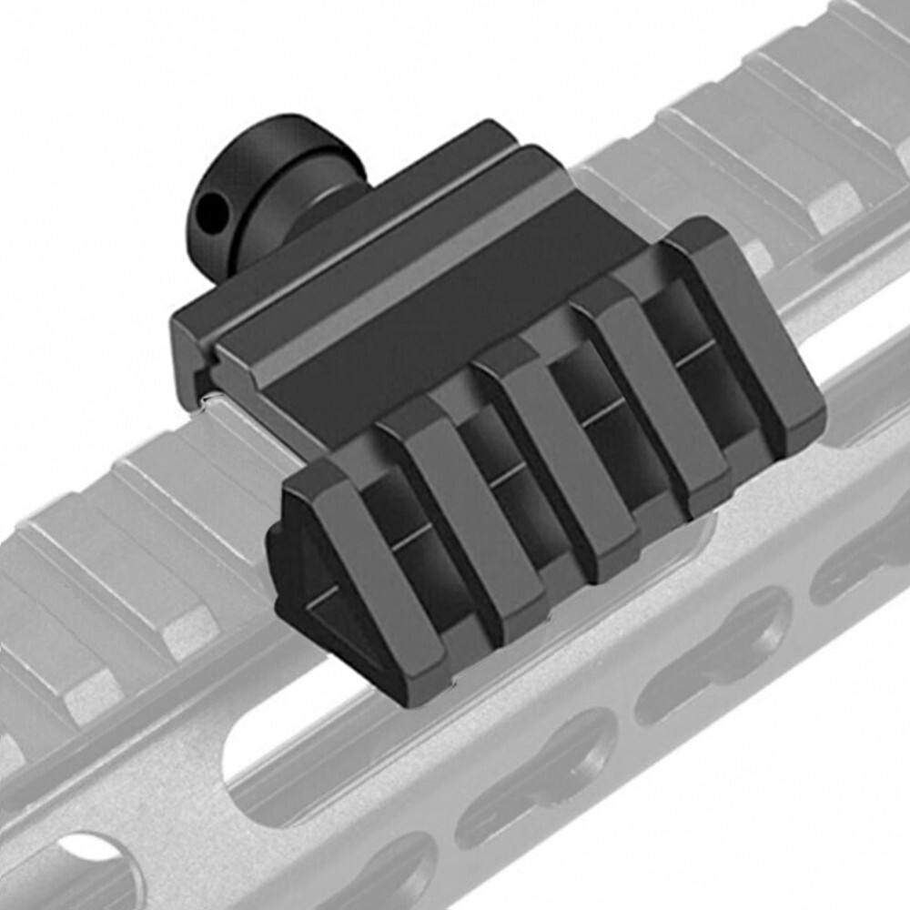 2pcs 45 Degree Scope Mounts Offset 4 Slot Side 20mm Picatinny Rail ...