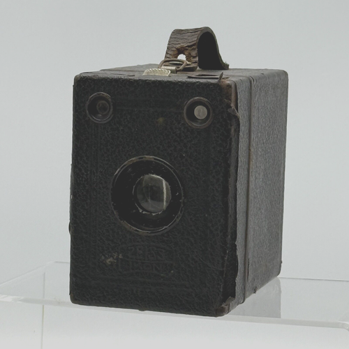 ZEISS IKON Box 4 1/2" x 3" & Case - Box Film Camera Old Untested ...