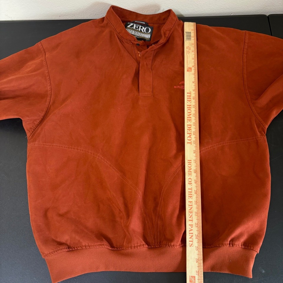 Zero Restriction Golf Outerwear Microsuede Pullover Jacket Mens L ...