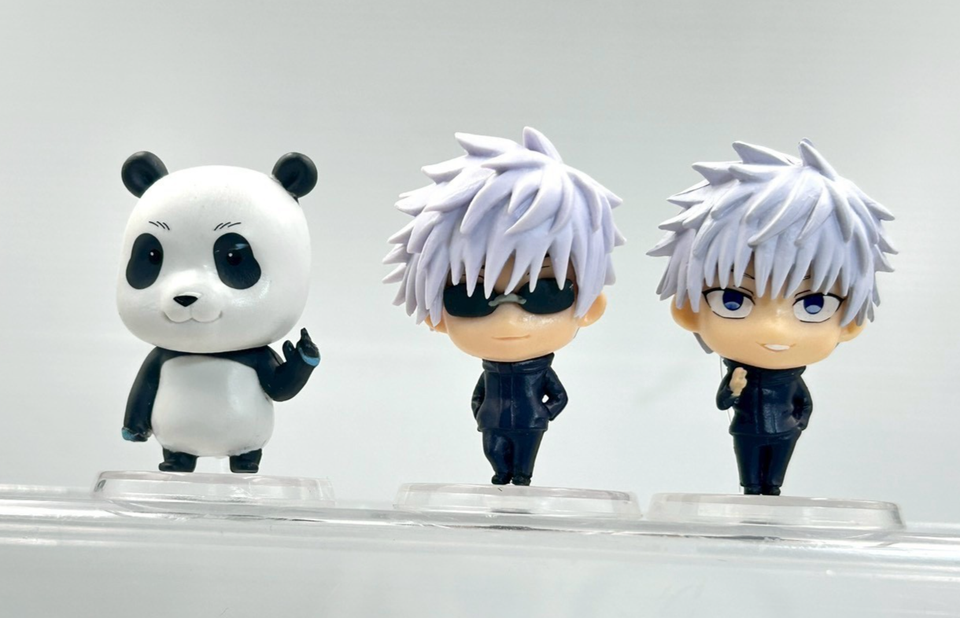 Japan Jujutsu Kaisen Panda Senpai Gojo Inumaki Kugisaki Figure Toy PI ...