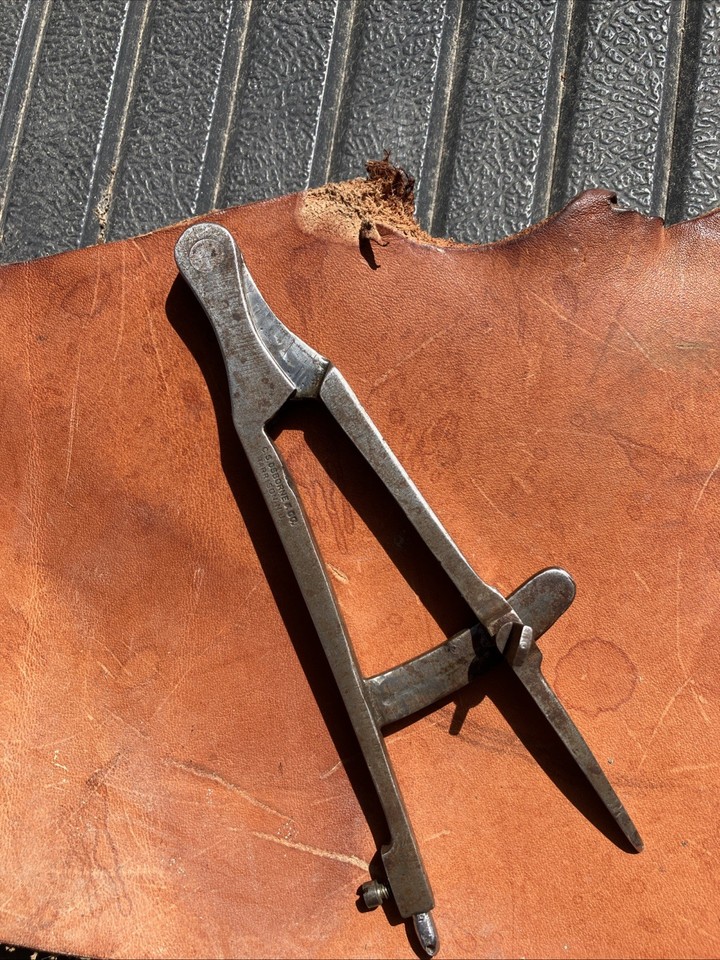Leather Working Tool Cs Osborne, Stitching Groover Dividers, Compass | eBay
