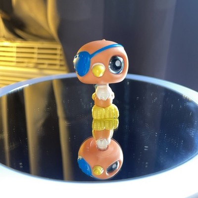 LPS #882 Sportiest Parrot – Orange Eye‑Patch Pirate Bird with Mint ...