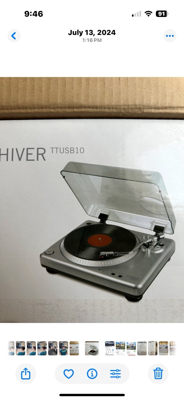 ION Audio TTUSB10 Turntable for sale online | eBay