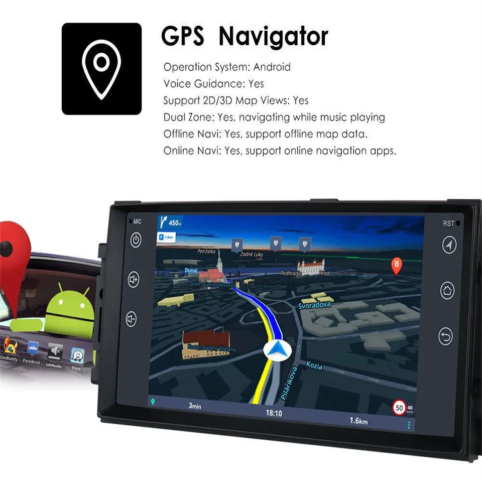 For 2008-2014 Dodge Challenger Apple Carplay Car Radio Stereo Android ...